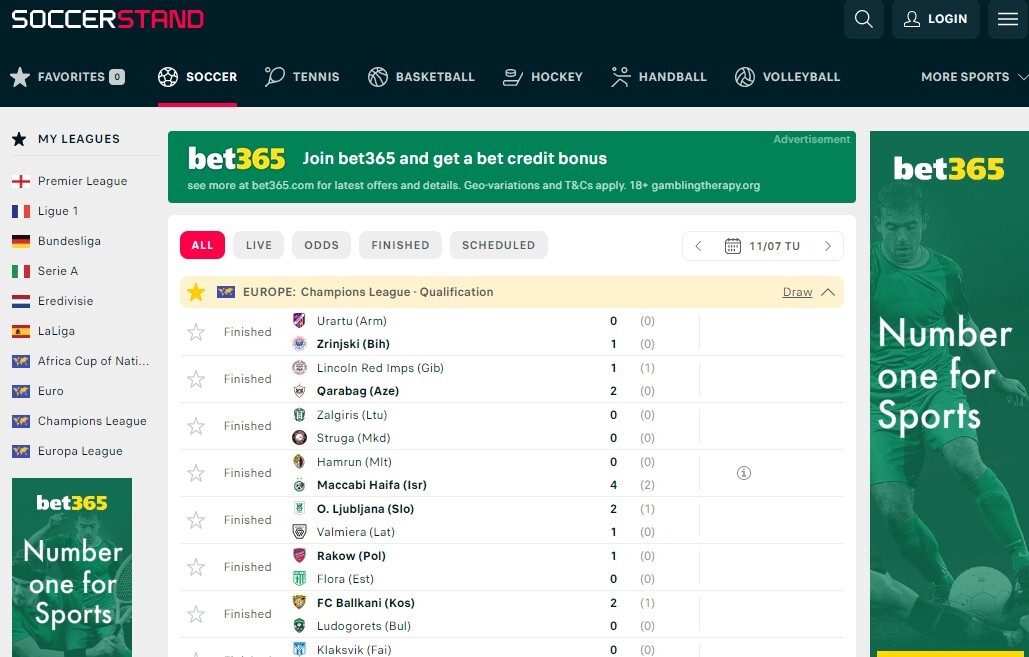 Обзор сервиса Soccerstand: как пользоваться, советы